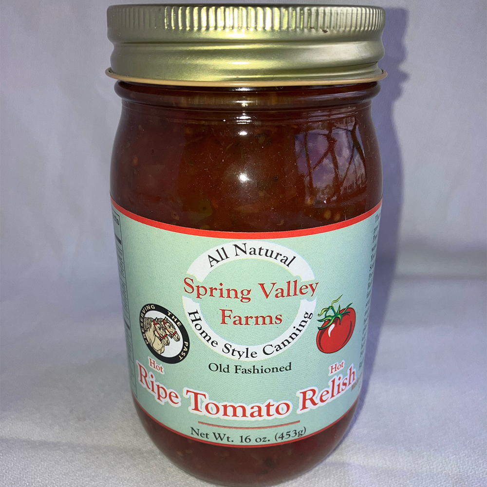 Spring Valley Farms Hot Ripe Tomato Relish - The Hamery