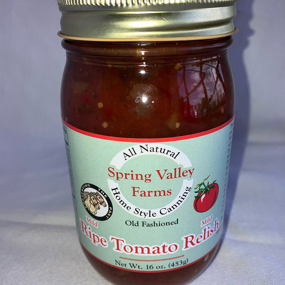 Spring Valley Farms Mild Ripe Tomato Relish - The Hamery